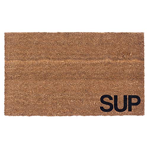 COCO MATS 'N MORE Funny Welcome Mat - SUP (18L x 30W) | Outside Door Mats to Keep Moisture Locked Out for a Clean Home