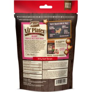 Merrick Lil' Plates Bitty Beef Recipe Grain Free Small Breed Dog Treats - 5 oz. Pouch