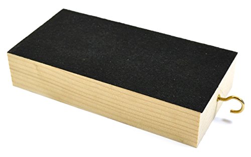 Wooden Friction Block Set - Wood, Sandpaper and Felt Surfaces - Measure 6 x 3 x 1.25" Each -Made in The USA