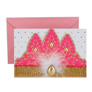 hallmark signature birthday card (princess crown)