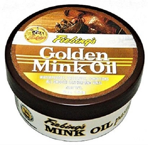 Fiebing's Golden Mink Oil Leather Preserver, 6 oz (2 Pack)