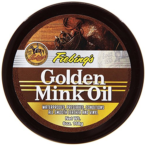 Fiebing's Golden Mink Oil Leather Preserver, 6 oz (2 Pack)