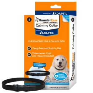 thunderease calming anti anxiety pheromone collar for dogs (small)