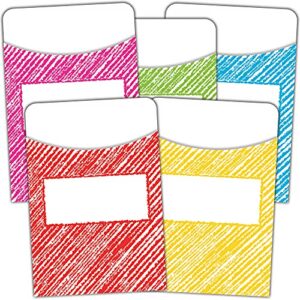 teacher created resources scribble library pockets - multi-pack (tcr3053)