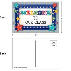 Teacher Created Resources Marquee Welcome Postcards, Multi, Model:5486