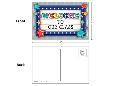 Teacher Created Resources Marquee Welcome Postcards, Multi, Model:5486