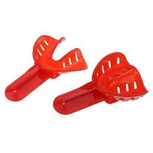 12pcs Dental Impression Tray Plastic New 6 Sizes Autoclavable