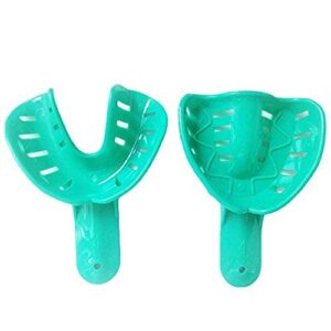 12pcs Dental Impression Tray Plastic New 6 Sizes Autoclavable