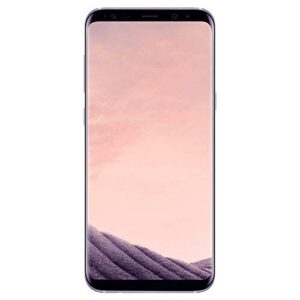 samsung galaxy s8+ plus (64gb, 4gb ram) 6.2" amoled display, snapdragon 835, single sim gsm unlocked global 4g lte (t-mobile, at&t, metro, straight talk) international model sm-g955w (orchid gray)