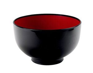 japanbargain, japanese plastic soup bowl for ramen udon pho noodle poke cereal bowl microwave and dishwasher safe made in japan (1, 38oz)