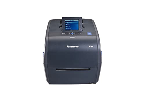 Intermec PC43TB00100301 Intermec, Pc43T Printer, 4" Thermal Transfer/Direct Thermal Desktop Printer, 300 Dpi, LCD Display, Tear-Off, Real Time Clock, USB 2.0 and 2 USB Host Ports