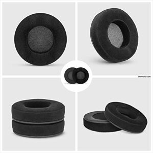 BRAINWAVZ Round Velour Memory Foam Earpads - Suitable Many Large Headphones - SteelSeries, HD668B, ATH, AKG K553, HifiMan, ATH, Philips, Fostex, Sony Ear Pad & More