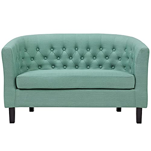 Modway Prospect Upholstered Contemporary Modern Loveseat In Laguna