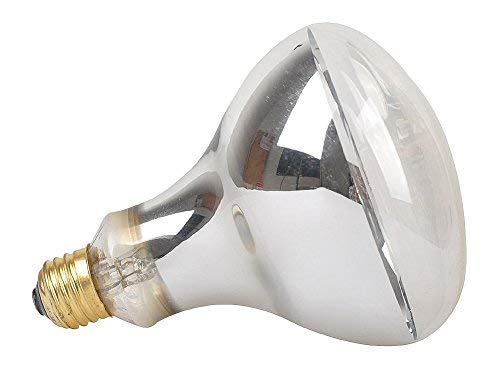 LUCKY HERP Reptile UVA UVB Mercury Vapor Bulb Lamp,Screw Thread,160 Watt (Clear)