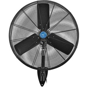 Continental Dynamics CD Premium 30" Oscillating Wall Mount Fan, TEFC Motor, 11,500 CFM, 1/2 HP