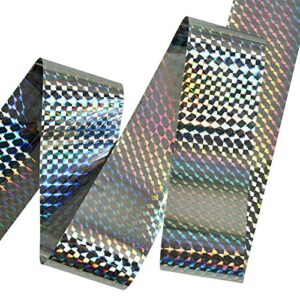 XPCARE Scare Tape Ribbon - 150ft x 2in PET Reflective Tape Keep Wildlife and Property Protected