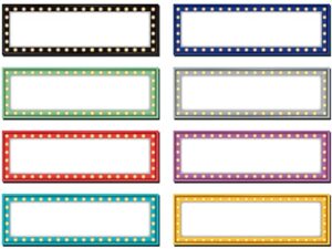 teacher created resources marquee labels magnetic accents 4.75 x 1.5 inch