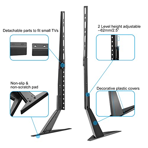 Suptek Table Top TV Stand, Screen Monitor Riser for 22-65 inches LCD Flat Screen TV, VESA up to 800x400mm