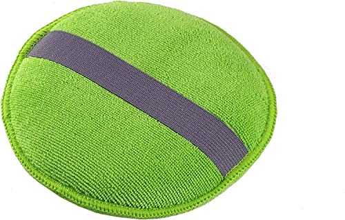 Glart 46PP Microfibre Hand polishing Sponge Set of 6, 130x25 mm, Wax applicator pad for waxes, Polishes, Paint Cleaner, car Polish, Motorcycle Polish,Instead of polishing Machine