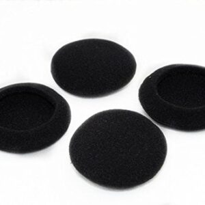 YunYiYi 5 Pairs Black Foam Replacement Earpads Sponge Ear Pads Pillow Cushion Cover Cups Compatible with Sennheiser PC25 PC30 PC31 PC35 PC36 Headphones Headset