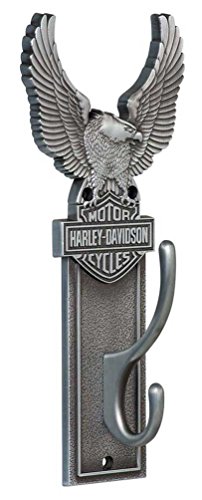 Harley-Davidson Eagle Bar & Shield Coat Hook Heavy-Duty Antique Finish HDL-10143