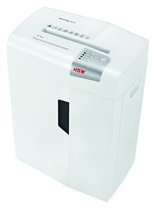 hsm shredstar x17, 17-sheet cross-cut paper/cd/card shredder, p-4 security level, 6.9 gallon, white