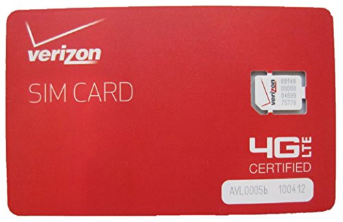 New Verizon Wireless 4G LTE Nano Sim Card NFC - 4FF - Genuine OEM for Service (10 Pieces)