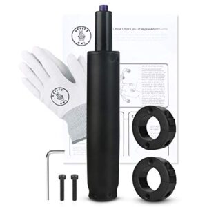 office owl office chair cylinder replacement - includes removal tool, gloves, gas cylinder w/hydraulic piston