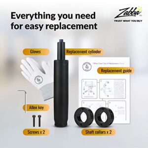 OFFICE OWL Office Chair Cylinder Replacement - Includes Removal Tool, Gloves, Gas Cylinder w/Hydraulic Piston