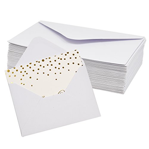 48 Gold Thank You Cards with Envelopes Gold Foil Metallic Dots Bulk Elegant Classy Sparkle Blank for Wedding Baby Shower Bridal Notes Graduation Engagement Birthday