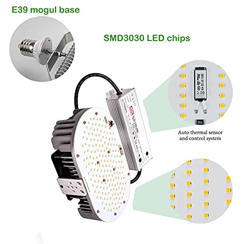 300W LED Parking Lot Lights Retrofit Kits, Replace 1000W HID/MH Shoebox Light, Street Lamp, Flood Light, Canopy Lights, E39 Mogul Base 5000K Daylight UL DLC