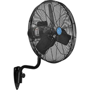 continental dynamics cd premium 24" oscillating wall mount fan, tefc motor, 9,400 cfm, 1/2 hp