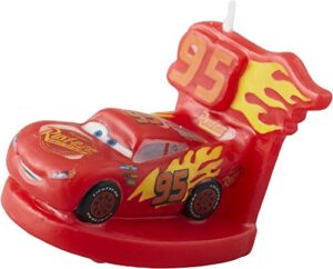 wilton disney pixar cars 3 birthday candle, assorted