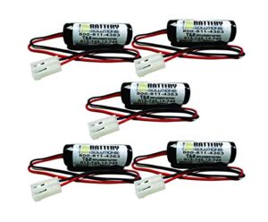 5pc t&b 012745,custom-85,osa117, nic1056 battery replacement