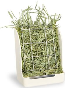 mkono hay feeder less wasted hay rack manger for rabbit guinea pig chinchilla