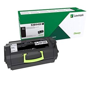 lexmark 53b1h00 ms817n high yield return program toner cartridge toner,black