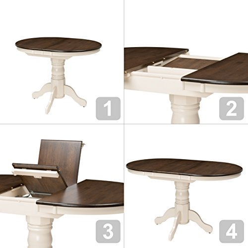 CorLiving Dillon Dining table Dark Brown/Cream