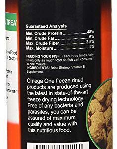 (3 Pack) Omega One Freeze Dried Brine Shrimp 1.28 Oz