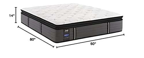 Sealy Response Premium 14-Inch Cushion Firm Euro Pillow Top Mattress, Queen, Made in USA, 10 Year Warranty