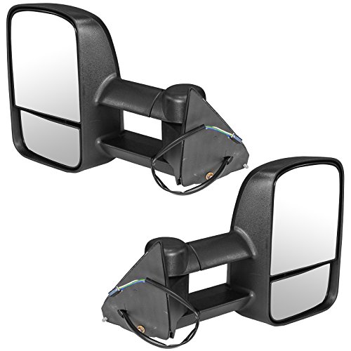 Trail Ridge Tow Mirror Power Pair Set for Chevy GMC C/K Pickup SUV New