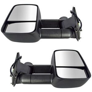 Trail Ridge Tow Mirror Power Pair Set for Chevy GMC C/K Pickup SUV New