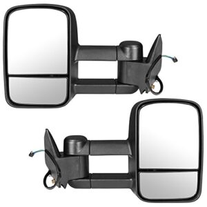 Trail Ridge Tow Mirror Power Pair Set for Chevy GMC C/K Pickup SUV New