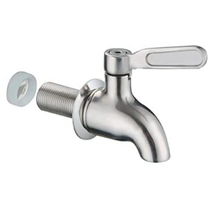 sumerain spigot for beverage dispenser,sus304 stainless steel metal spigot dispenser for jar, juice,cold drink,wine,beer