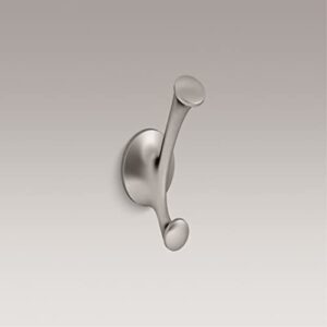 kohler r72788-bn robe hook, vibrant brushed nickel