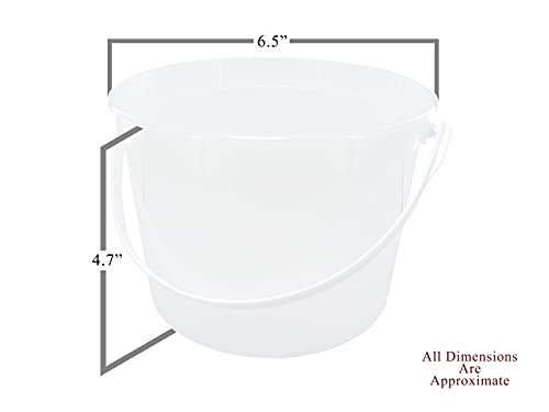 Poly Farm 64 oz Ice Cream Tub with Lid and Handle(3)