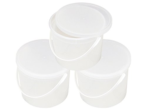 Poly Farm 64 oz Ice Cream Tub with Lid and Handle(3)