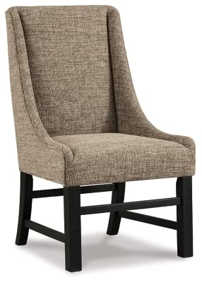 Signature Design by Ashley Sommerford Modern Farmhouse Upholstered 2 Piece Dining Chair Set, Brown