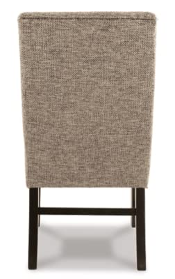 Signature Design by Ashley Sommerford Modern Farmhouse Upholstered 2 Piece Dining Chair Set, Brown