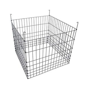 mtb garden wire compost bin 36x36x30 inches, black, garden bed fencing