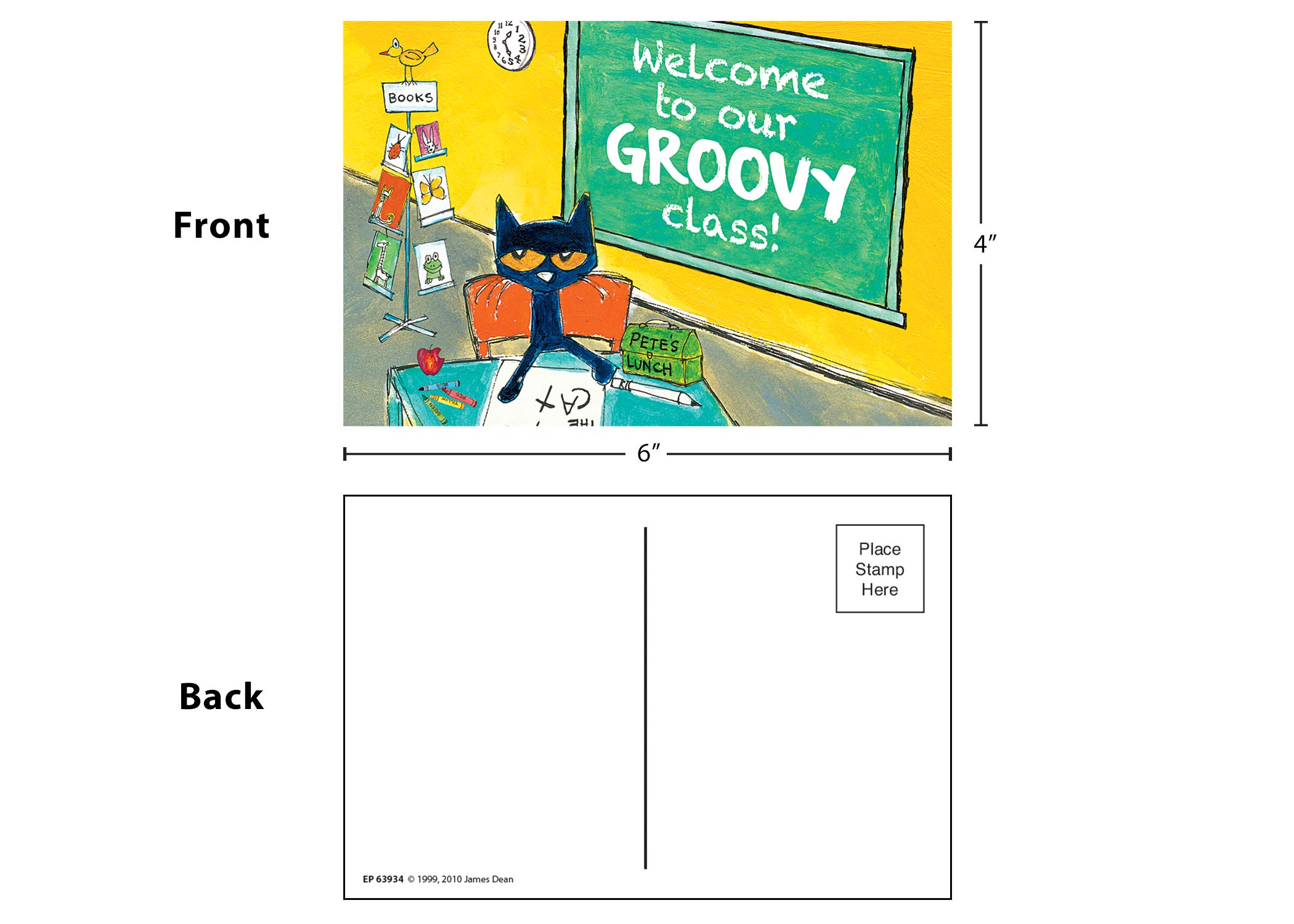 Edupress Pete The Cat Welcome to Our Groovy Class Postcards (EP63934)